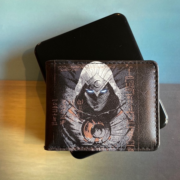 Moon Knight | Bags | Moon Knight Bifold Vegan Wallet | Poshmark